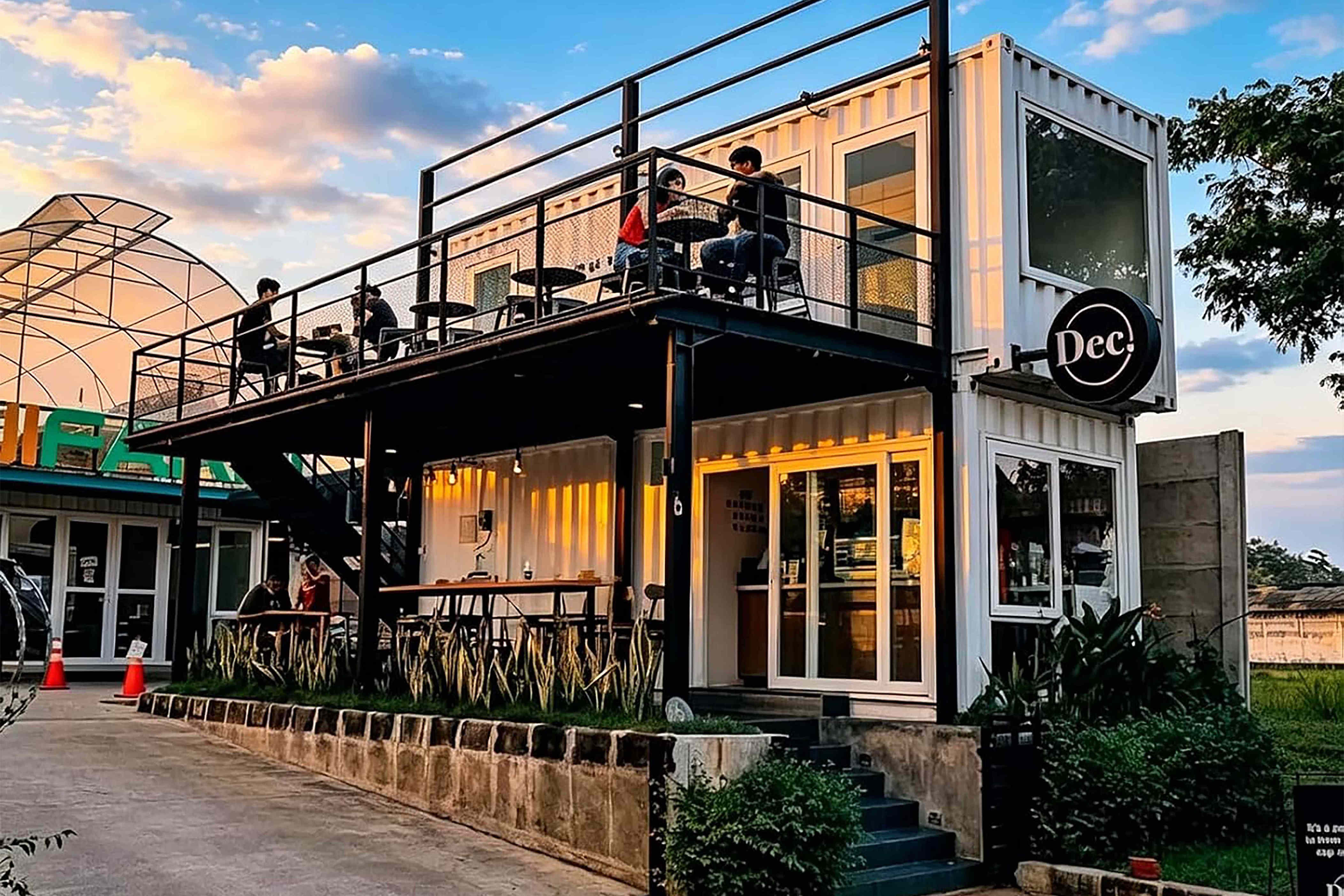 Amazon has a modern, 2-story tiny home-style cafe that doubles as a ...