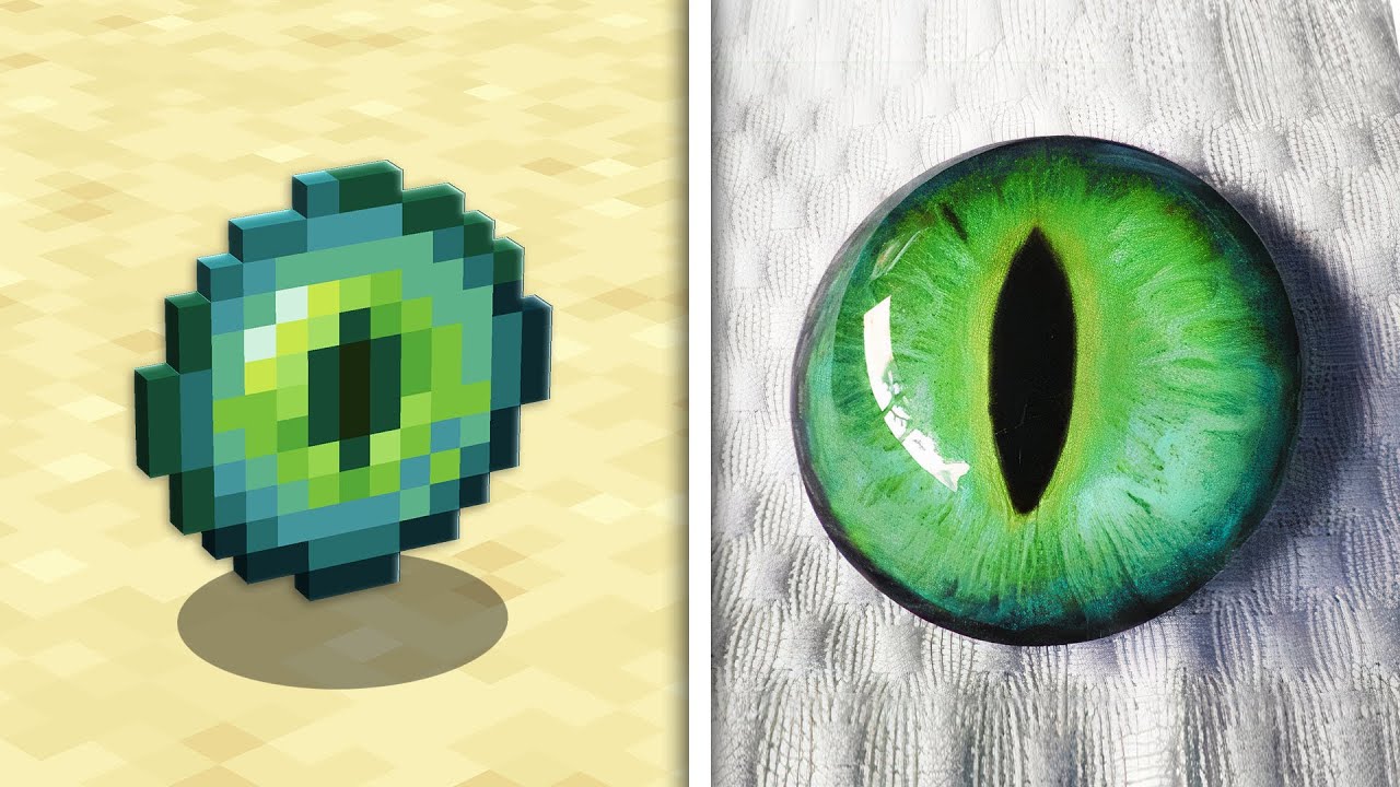 Minecraft mobs in real life