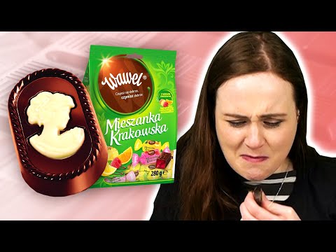 Irish people try Polish chocolate