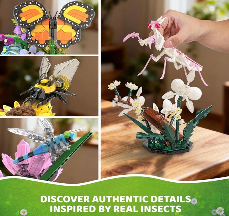 Amazon is selling a vibrant 2039-piece butterfly Lego set perfect for ...