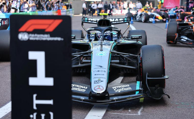 Motor racing - Antonelli snatches Monaco pole for Mercedes