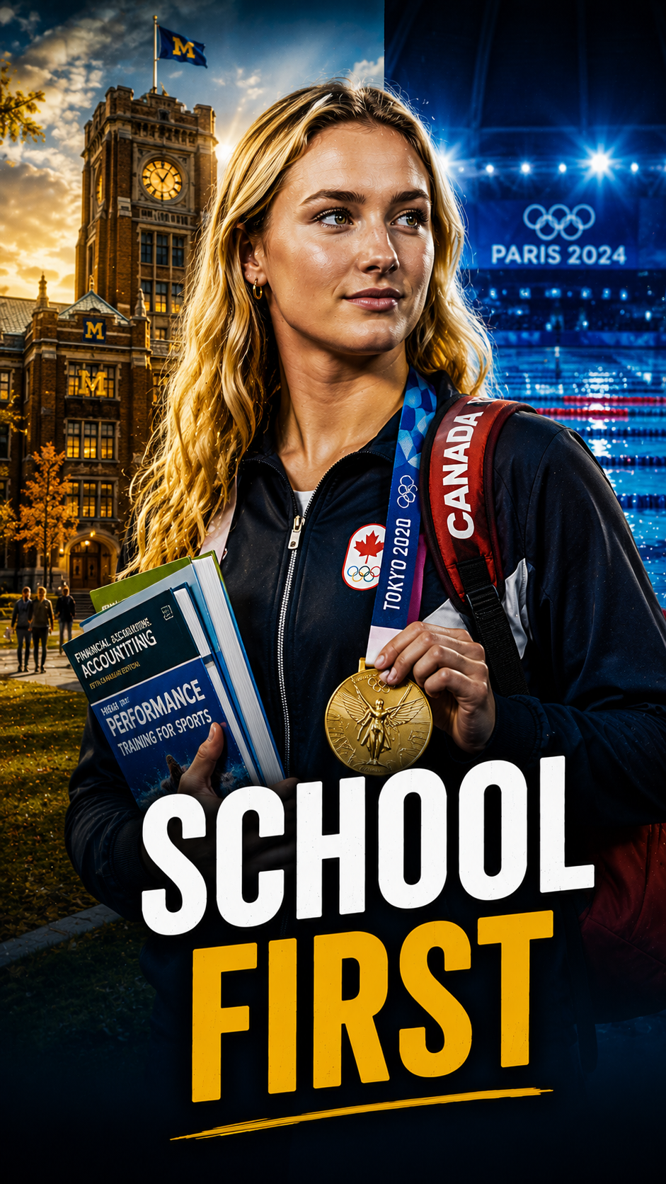 School first, swimming second: Maggie Mac Neil explains her unique approach