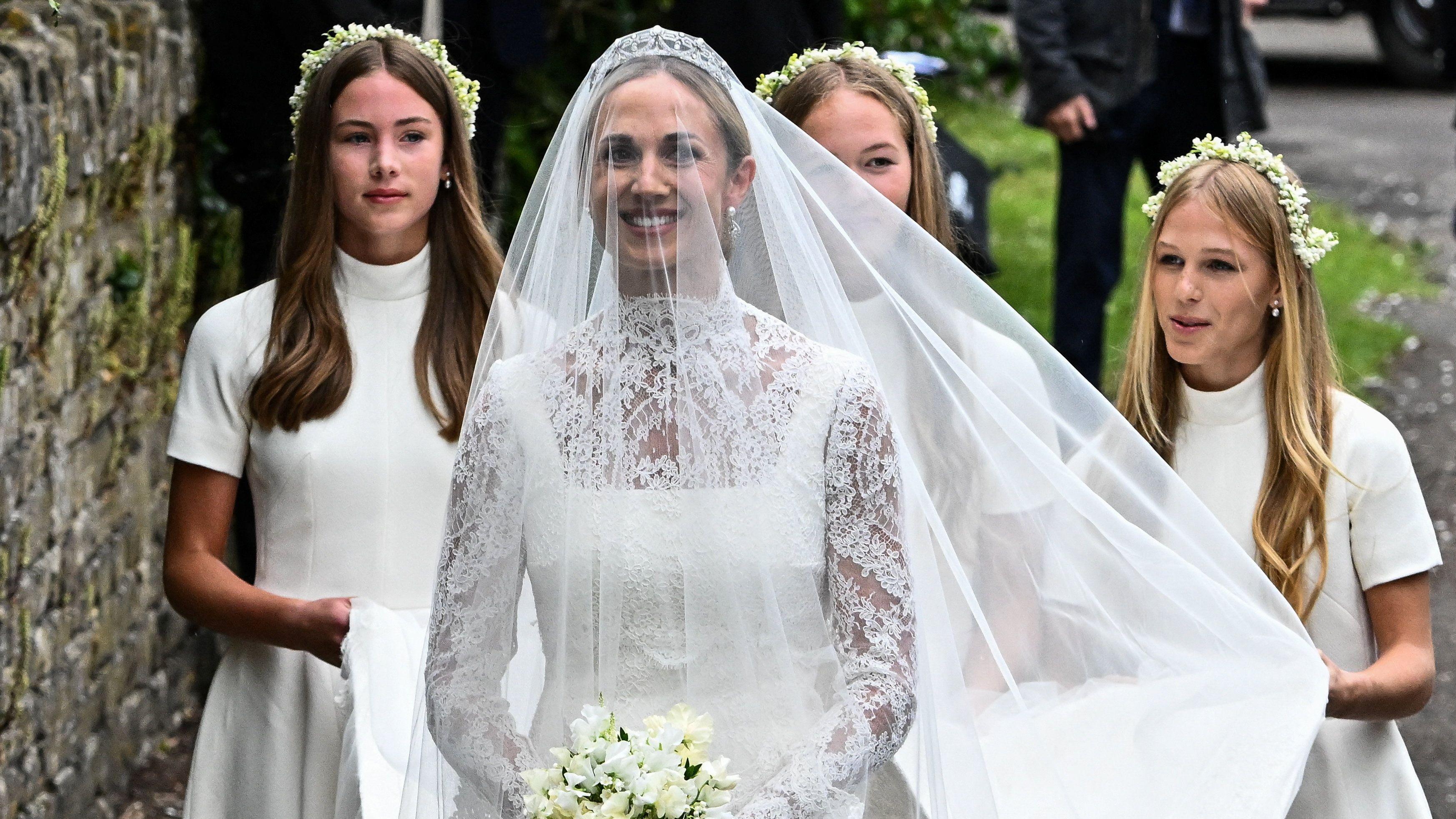King Charles arrives for Peter Phillips' wedding to NHS nurse