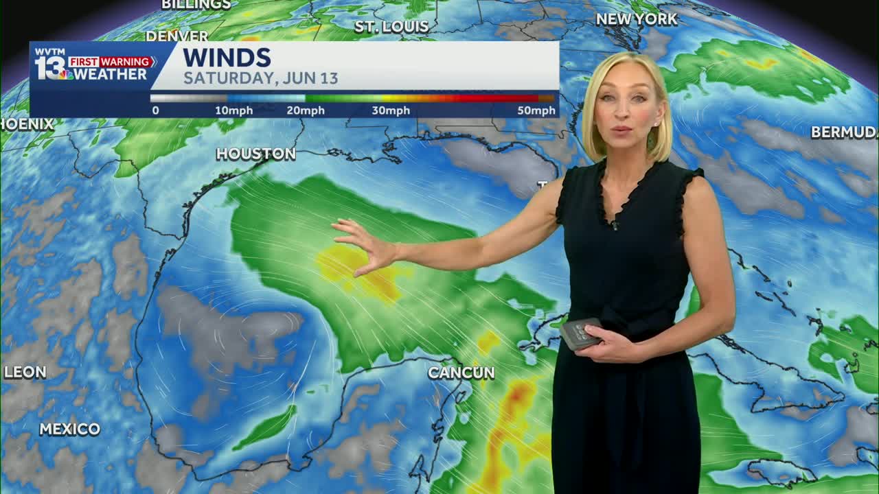 Humid, stormy pattern for Alabama with eyes on Gulf for possible ...