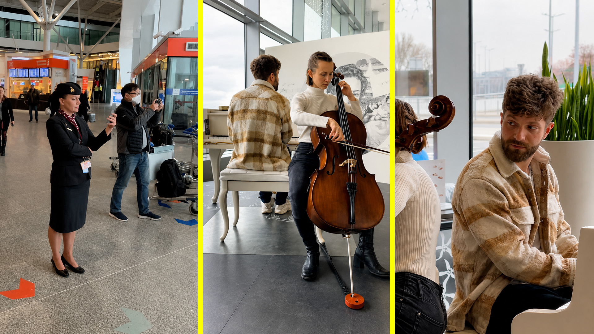 Would you stop for this piano and cello duet?