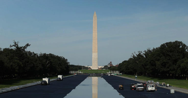 Trump's restoration of reflecting pool mirrors ongoing work to make ...