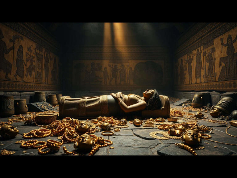 In 2013, archaeologists opened an unlooted tomb in Peru and found women ...