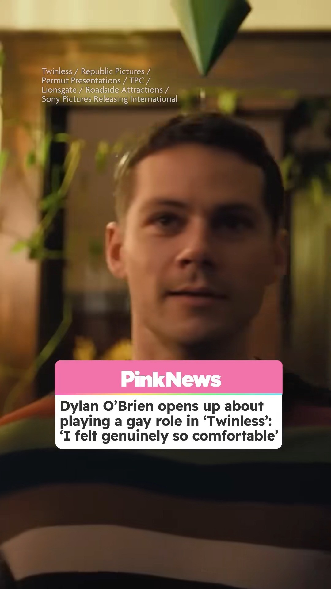Dylan O'Brien on playing a gay character in new film: "I felt genuinely ...