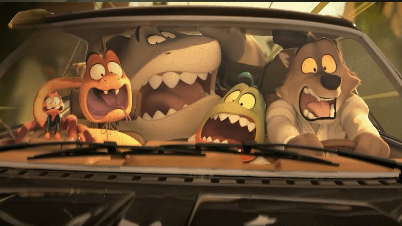 The Bad Guys rap stop drop roll in an epic car chase | The Bad Guys
