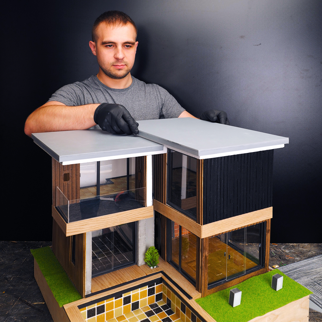 Crafting lifelike miniature homes: A creative journey