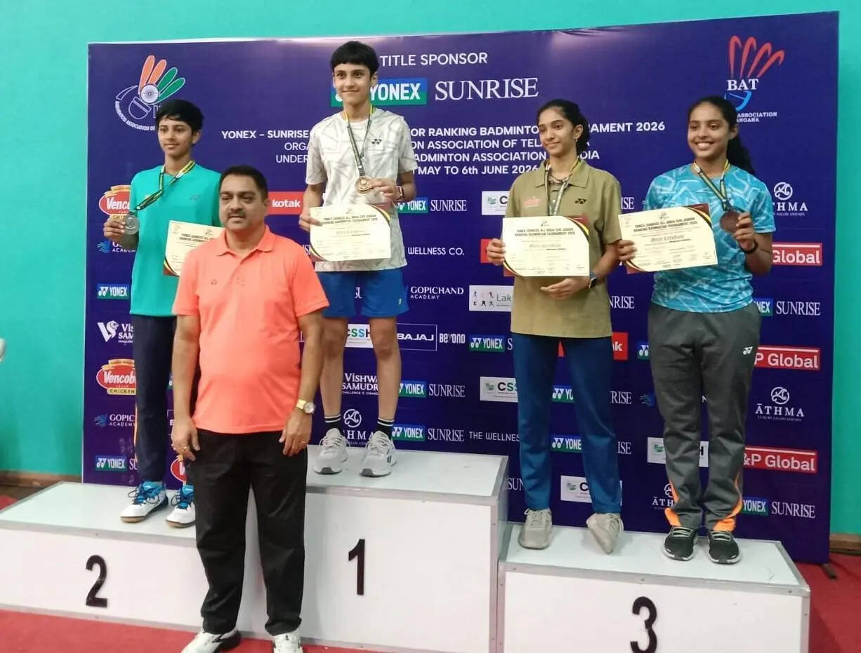 Jaipur shuttler Anvi Rathore crowned under-15 girls singles champion at ...