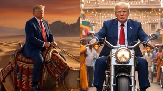 Donald Trump posts AI montage video chanting 'everybody loves Trump ...