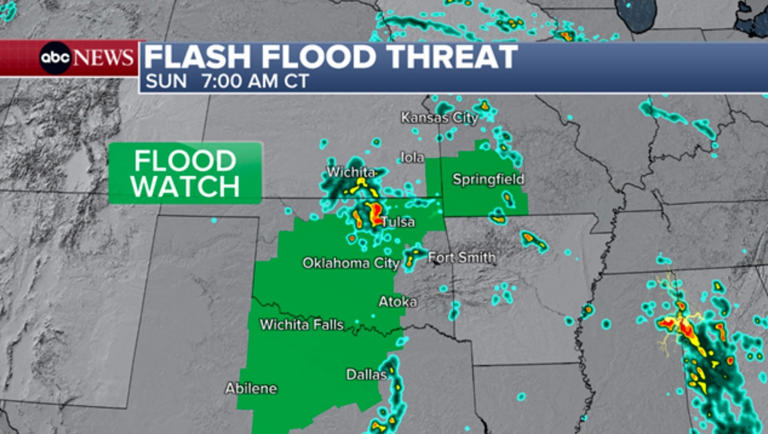 Severe thunderstorms targeting millions, flash flood threat from Texas ...