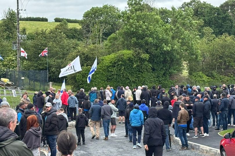 Heavy police presence near village amid pro-Palestine march and counter ...