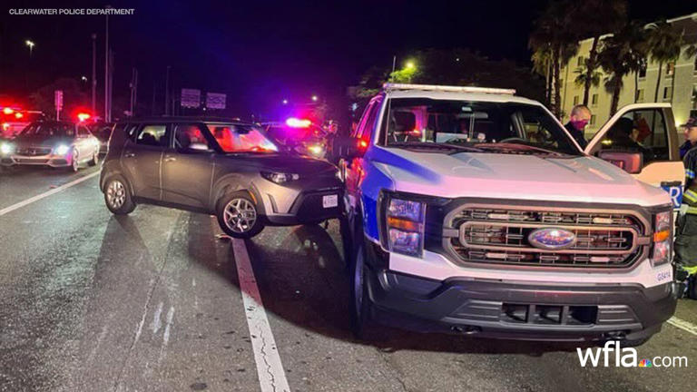 Florida man rams Clearwater police car, tells officers he did it on ...