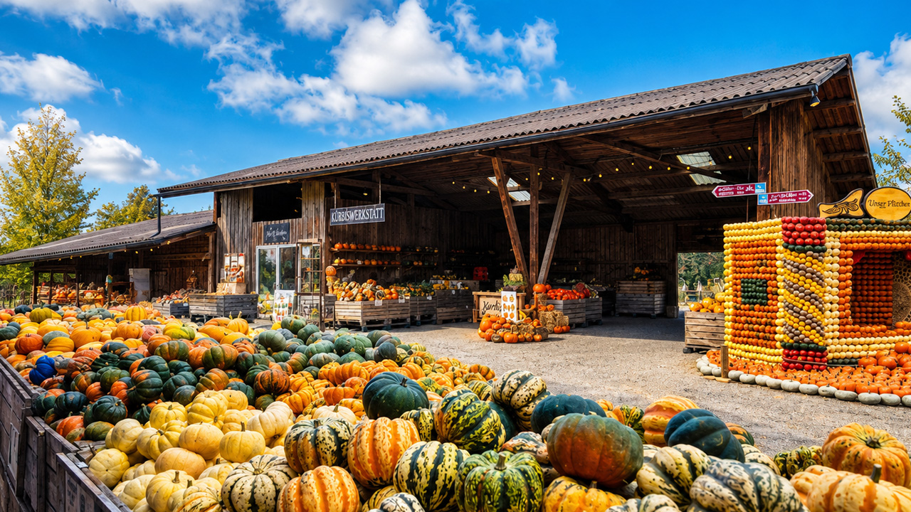A walk through Switzerland’s colorful pumpkin market