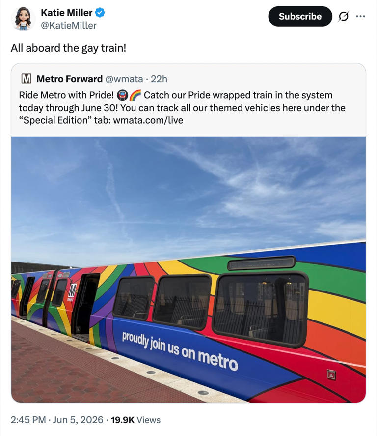 Stephen Miller’s wife inadvertently promotes Pride Month