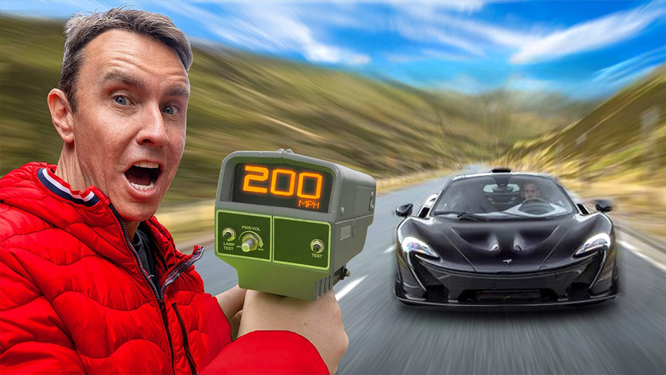 Driving my McLaren P1 on the road with no speed limits