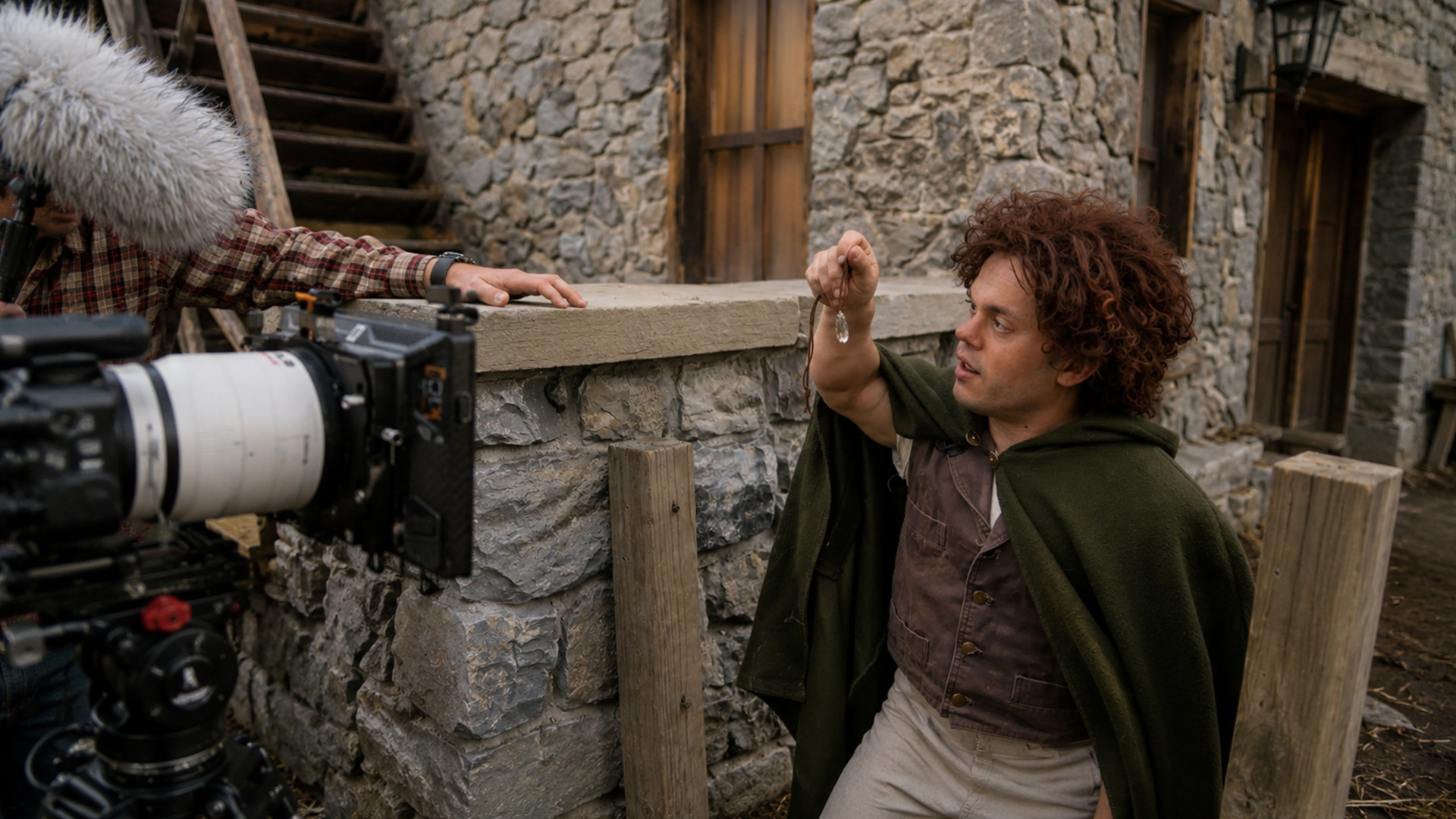 The making of an orc vs warrior fantasy film sequence
