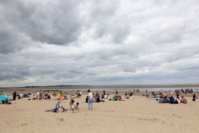 'Sewage emergency overflow' at Burrow Beach with do not swim warning in ...