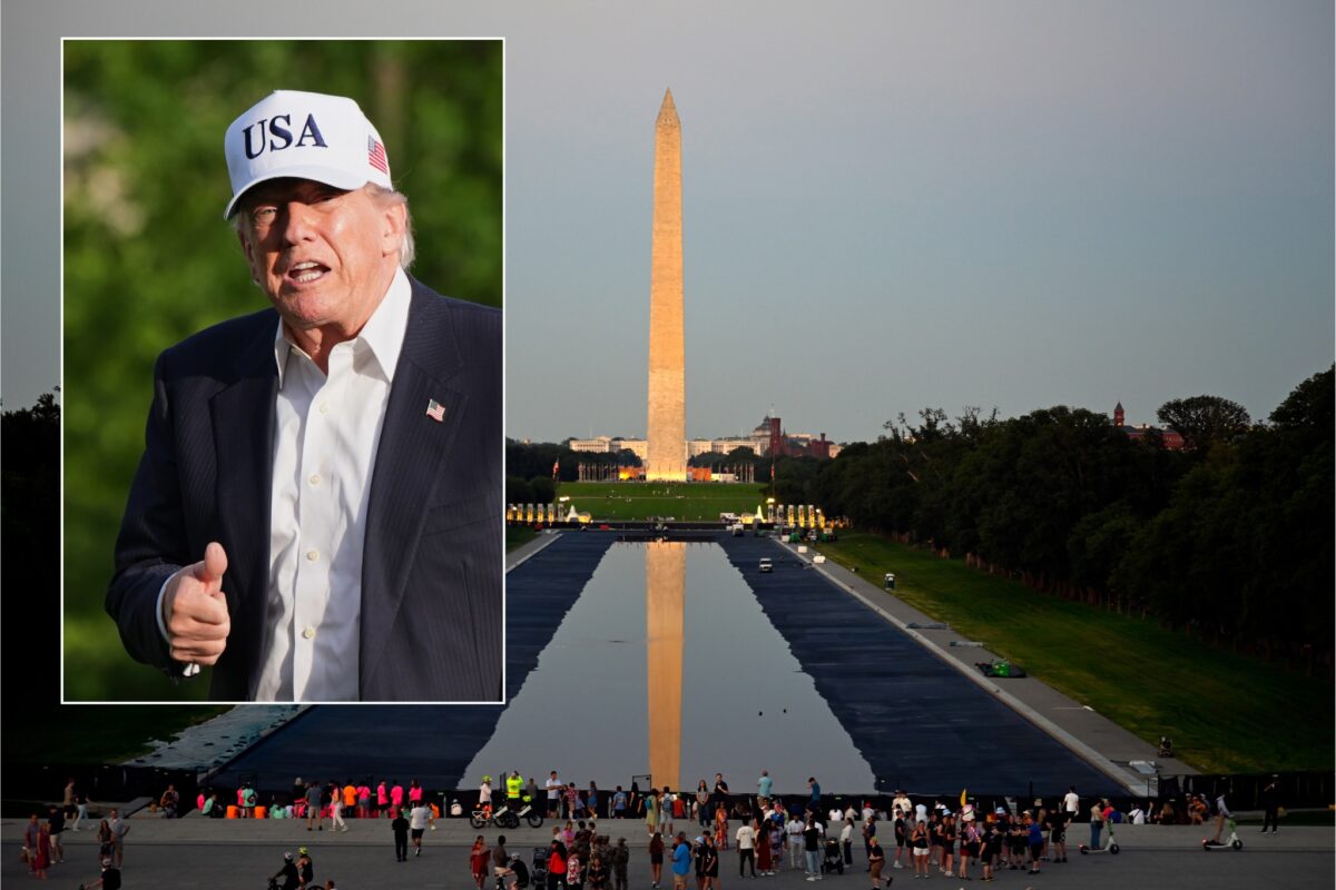 Trump thanks himself in screed on his DC building projects
