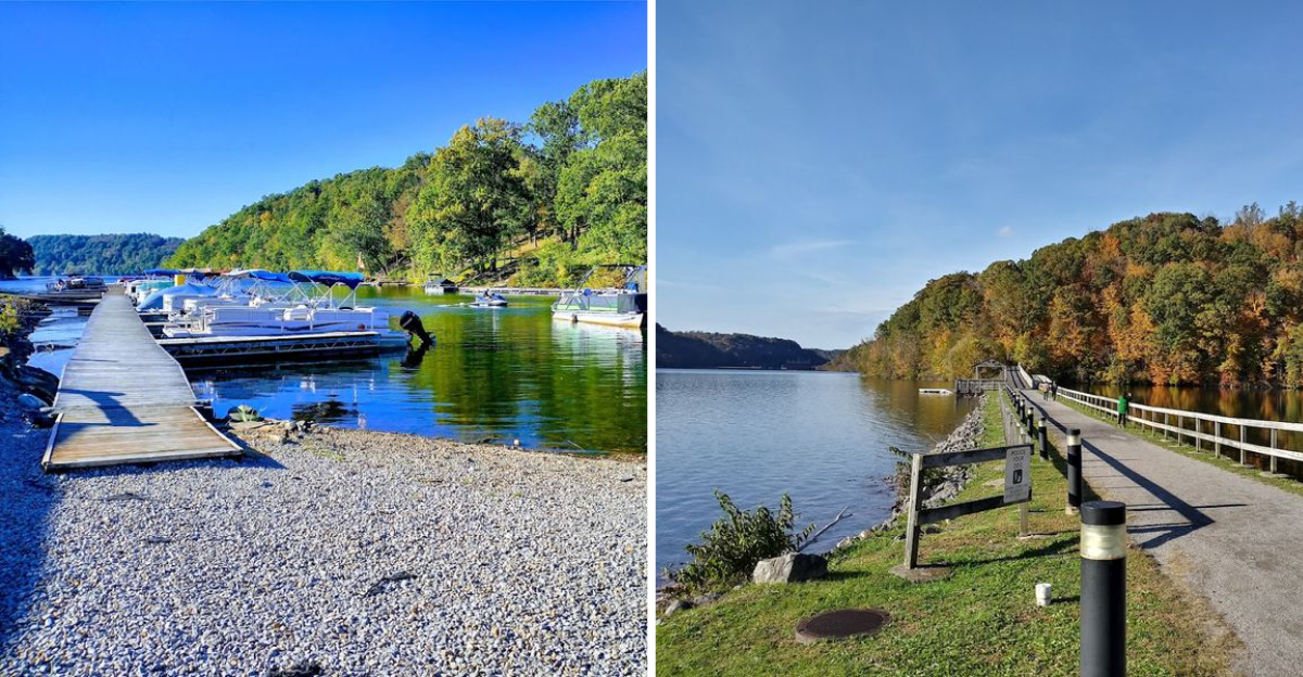 This West Virginia lake features a no-wake backwater perfect for ...