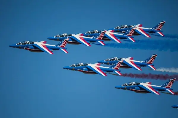French aerobatic team to conduct flyover