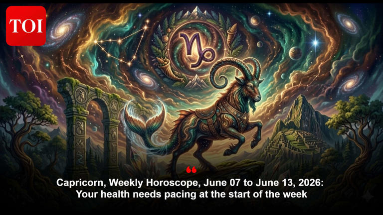 Capricorn, weekly horoscope, June 07 to June 13, 2026: Your health ...