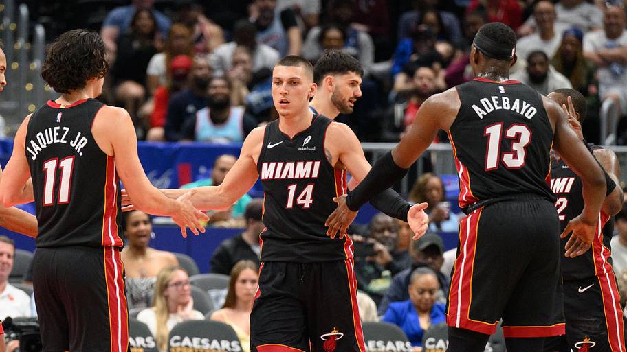 Jaime Jaquez Jr. and Tyler Herro react to the latest Heat trade noise
