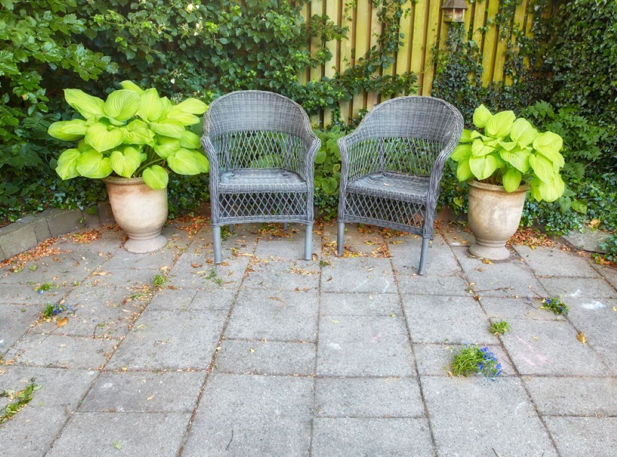 Video – Un piccolo cortile piastrellato può trasformarsi in un giardino ...