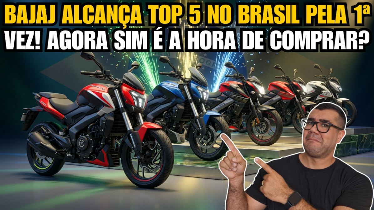 Bajaj chega ao top 5 no Brasil, é hora de comprar