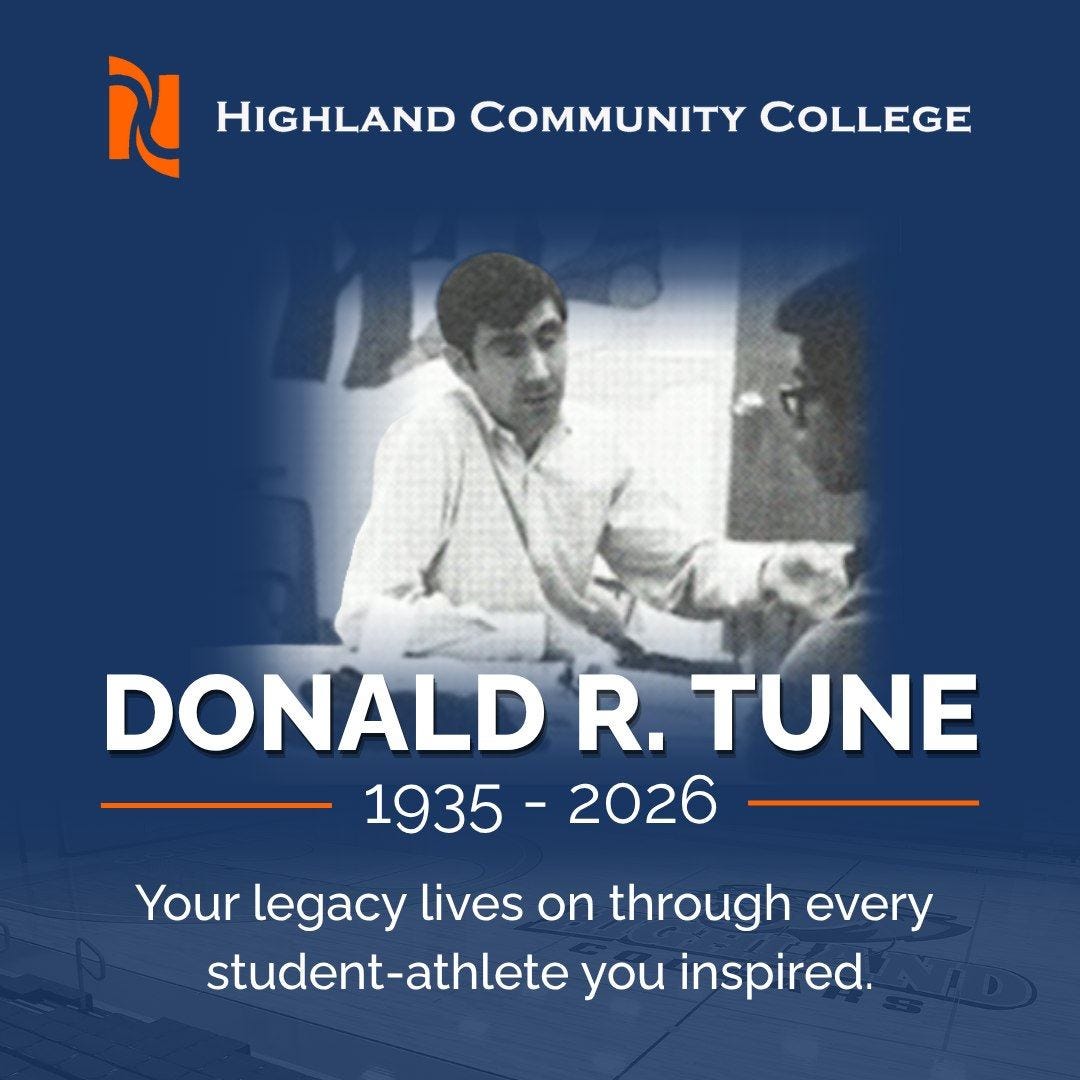 Highland Community College coach, athletic director legacy honored