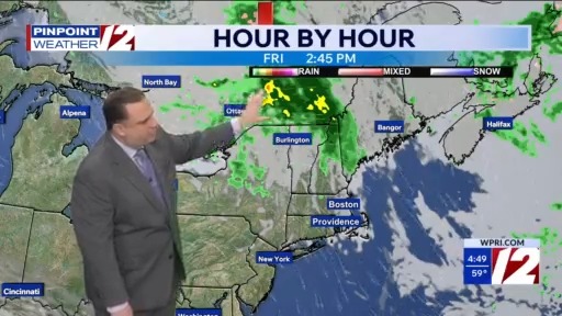 WPRI 12 weather forecast for 5/27/26: Warm and a bit humid today