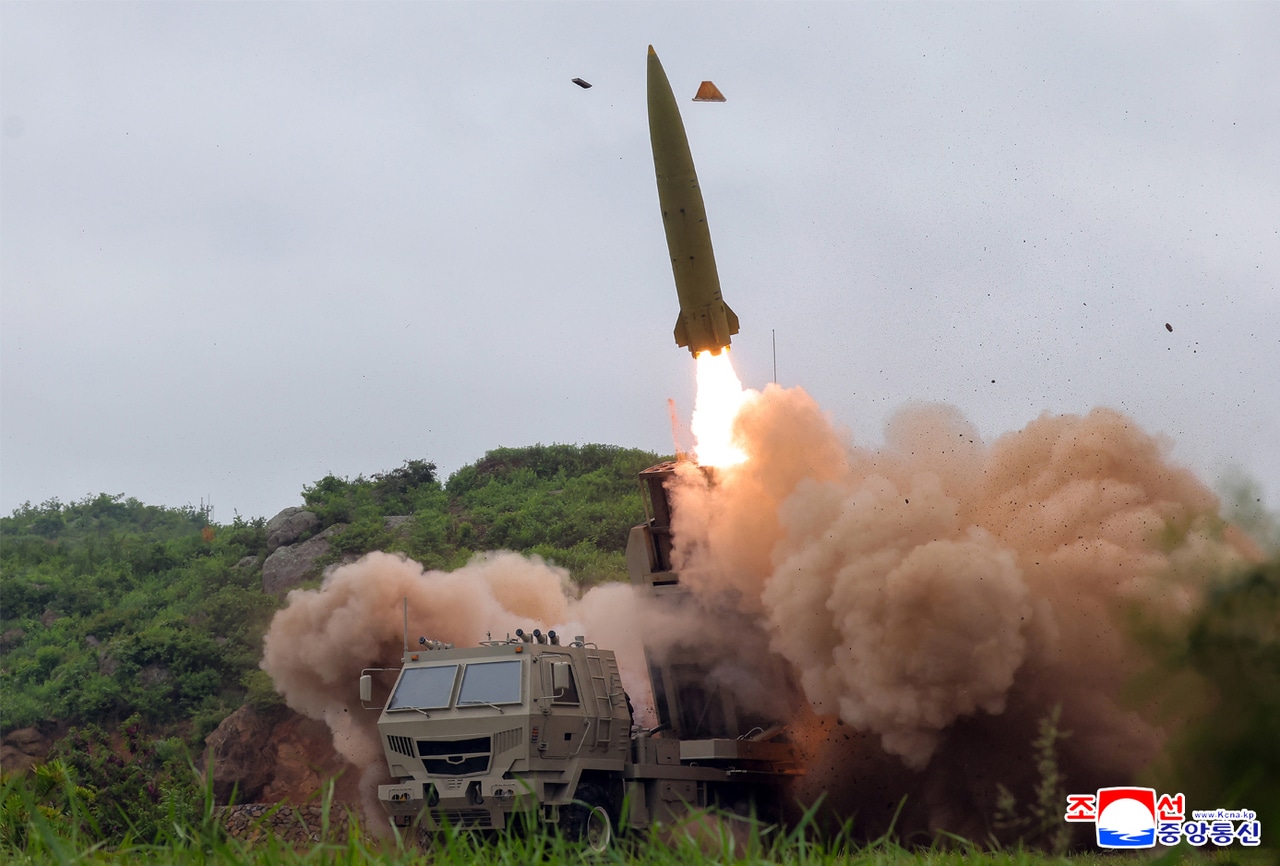 Kim oversees N Korea missile tests of AI-guided tactical weapons