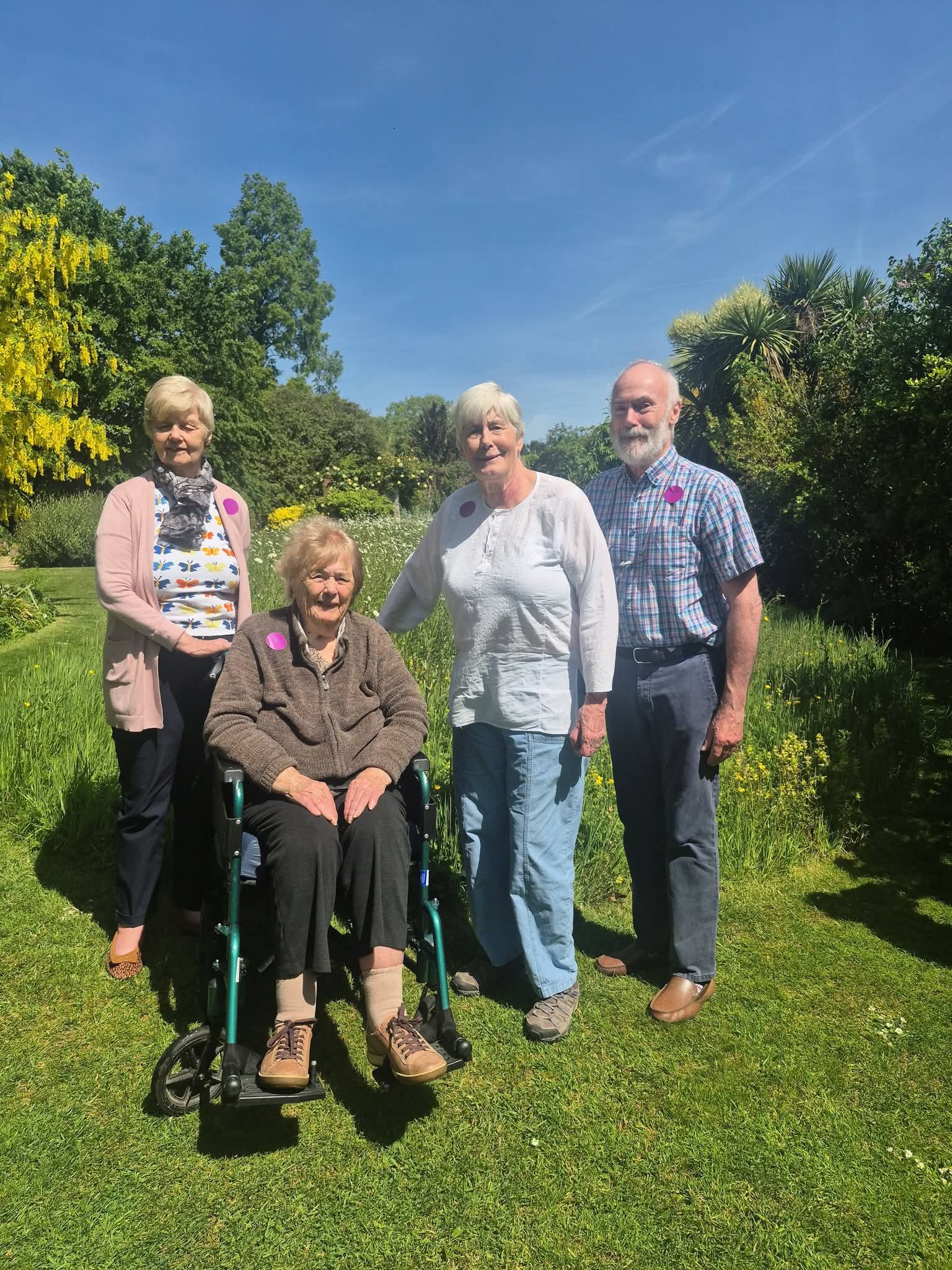 Visit to Denmans Gardens for Horsham care home residents