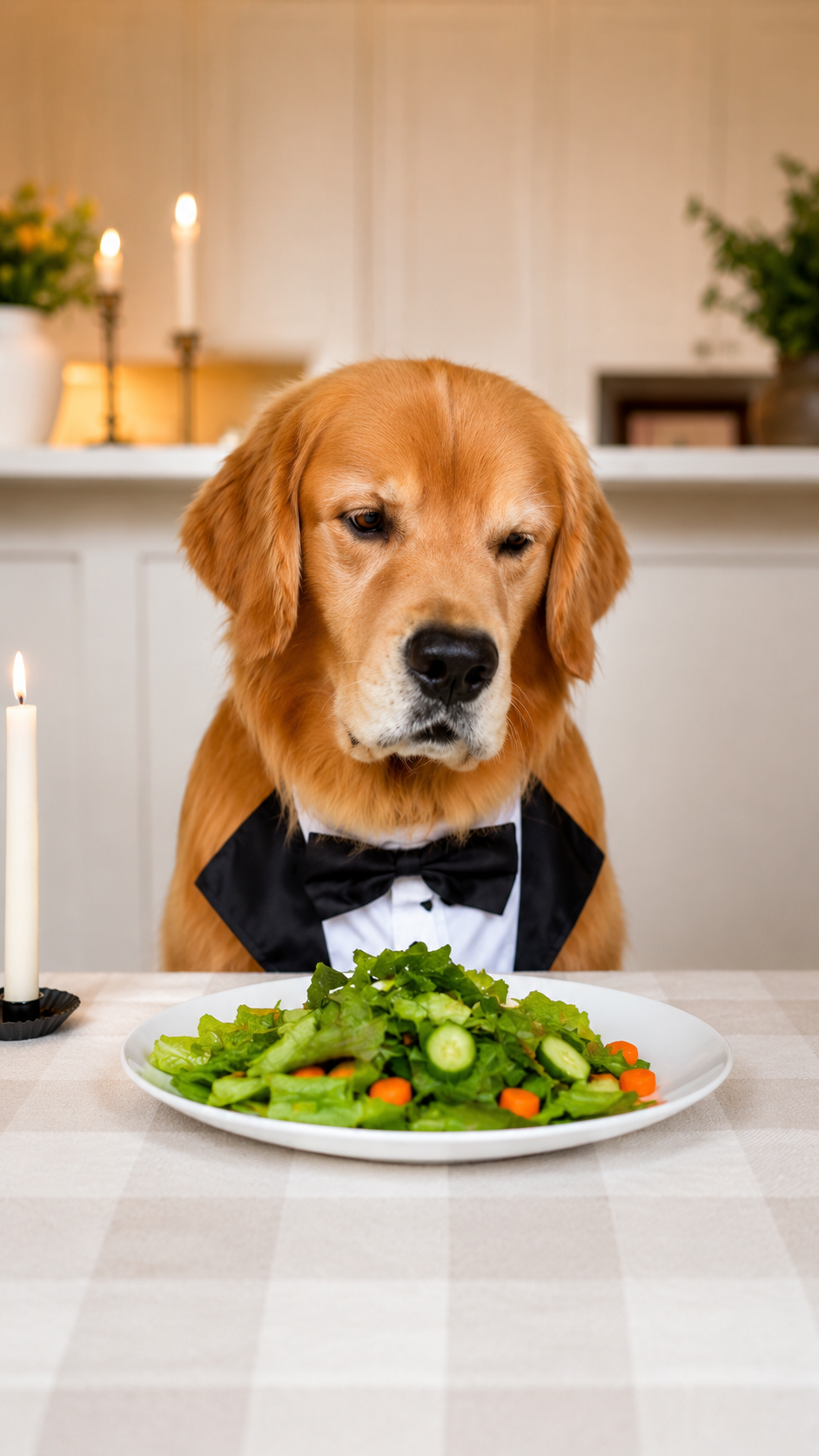 My dog expected something fancier