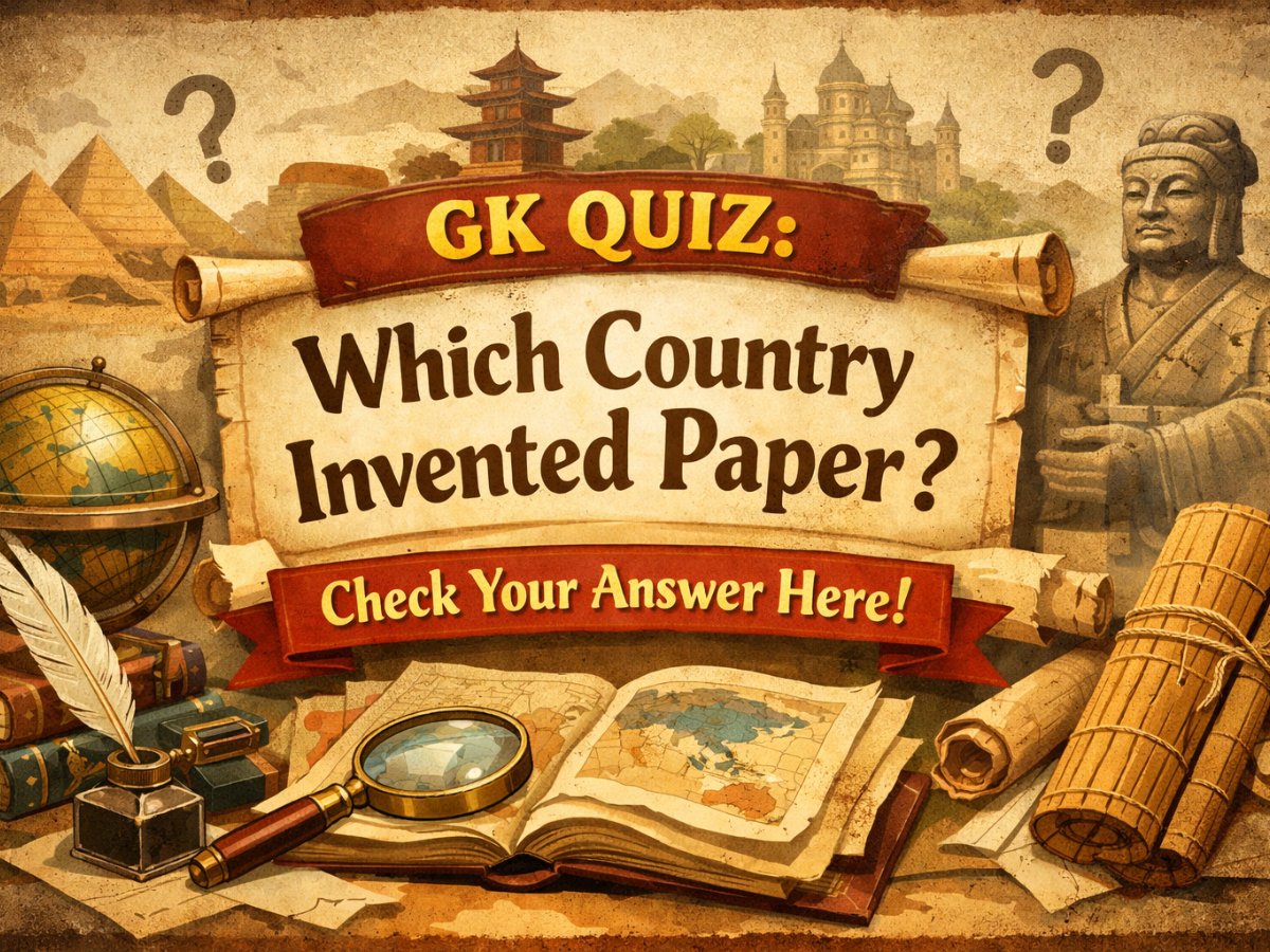 GK quiz: Which country invented paper? Check your answer here