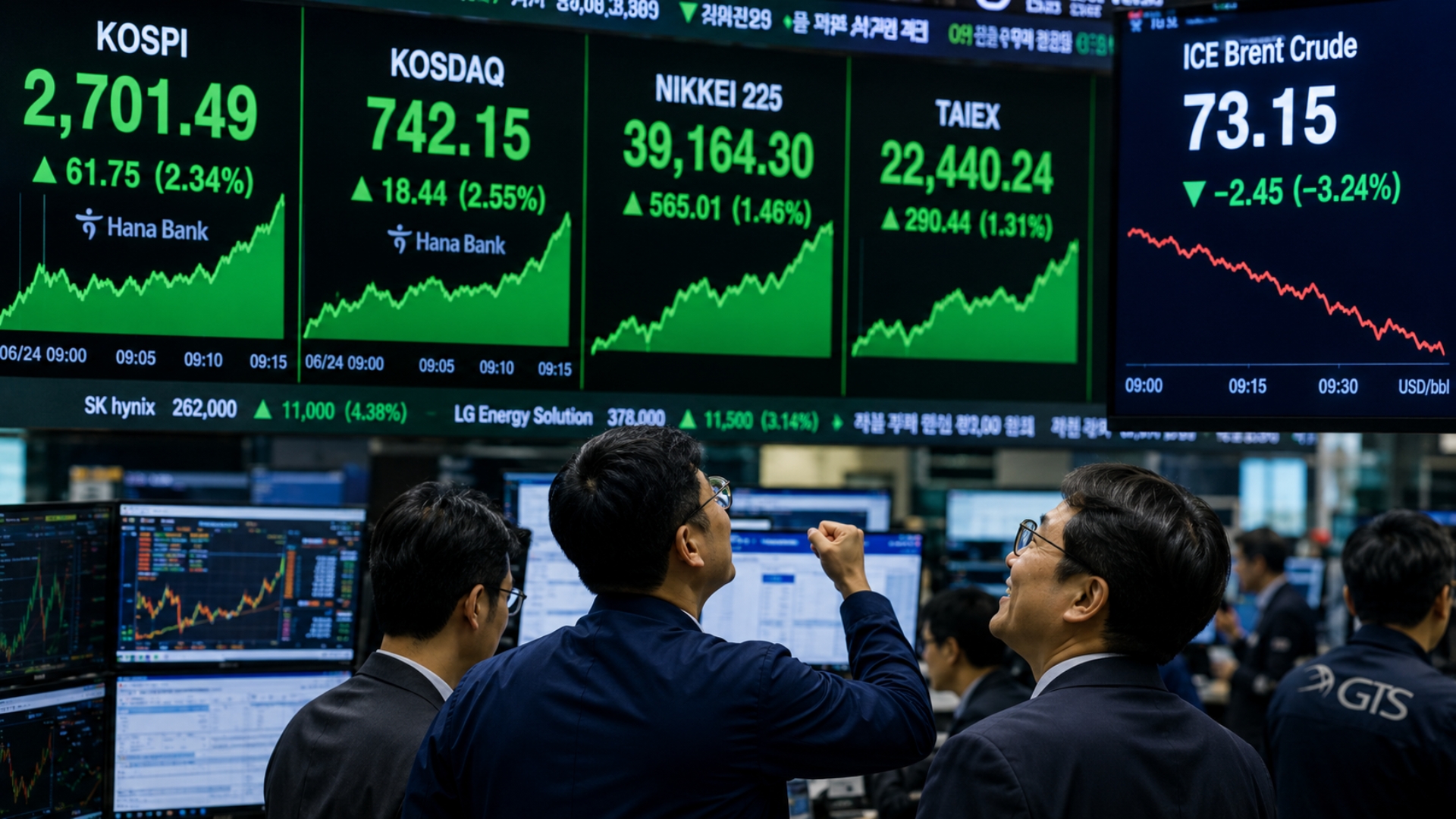 Asian shares rise and oil falls as Iran peace talk hopes lift markets