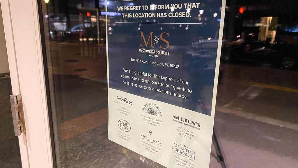 McCormick & Schmick's closes its downtown Pittsburgh location