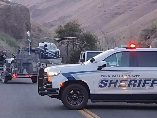 Motorcycle crash on Rock Creek Road sends two to hospital by air