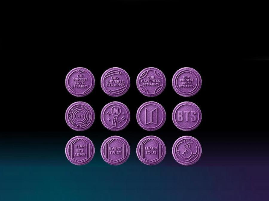 Cookie brand, BTS create purple hotteok-flavored snack