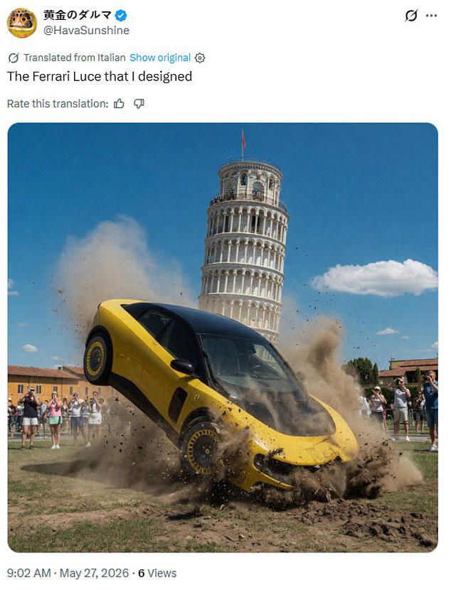 Ferrari EV is ruthlessly mocked, described as 'junkyard trash' and even ...