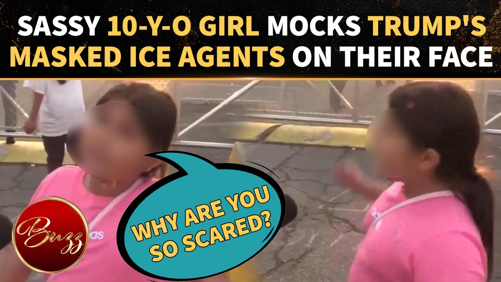 Viral: 10-year-old 'diva' confronts Trump's masked ICE agents; 'Why are ...