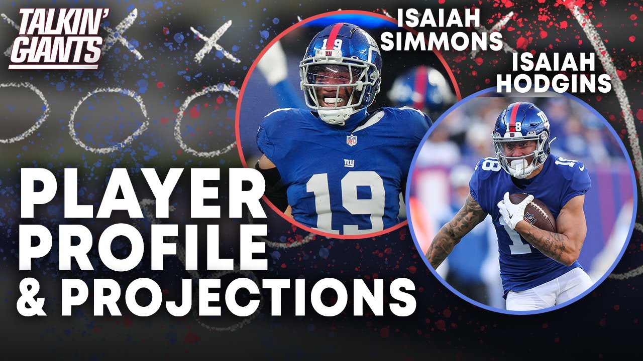761 | Isaiah Hodgins & Isaiah Simmons | Giants player, profile ...