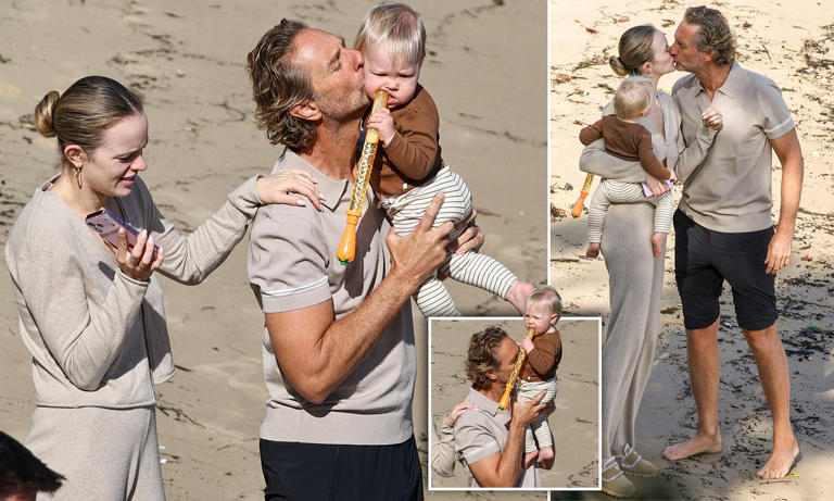 Justin Hemmes shares rare PDA with model girlfriend Madeline Holtznagel ...