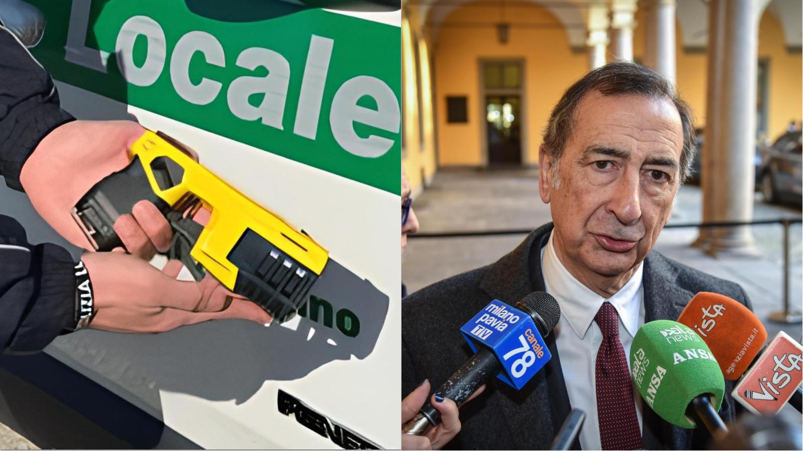 Taser per la polizia locale di Milano, Sala ora è favorevole ...