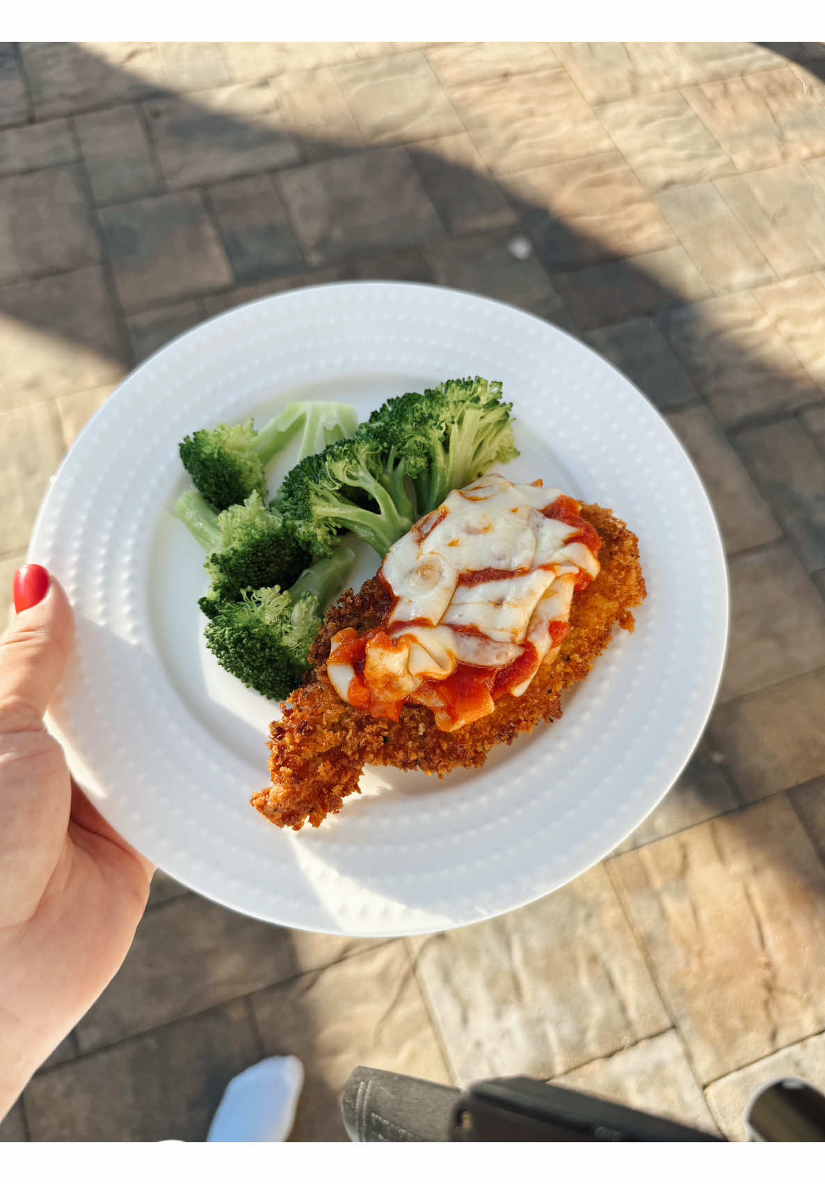 Quick making chicken parmesan comfort meal ready in minutes