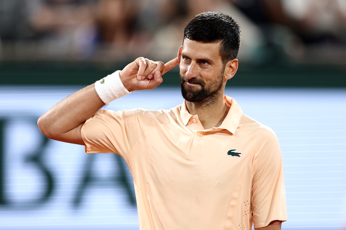 Djokovic battles heat and home hope Royer in French Open second round