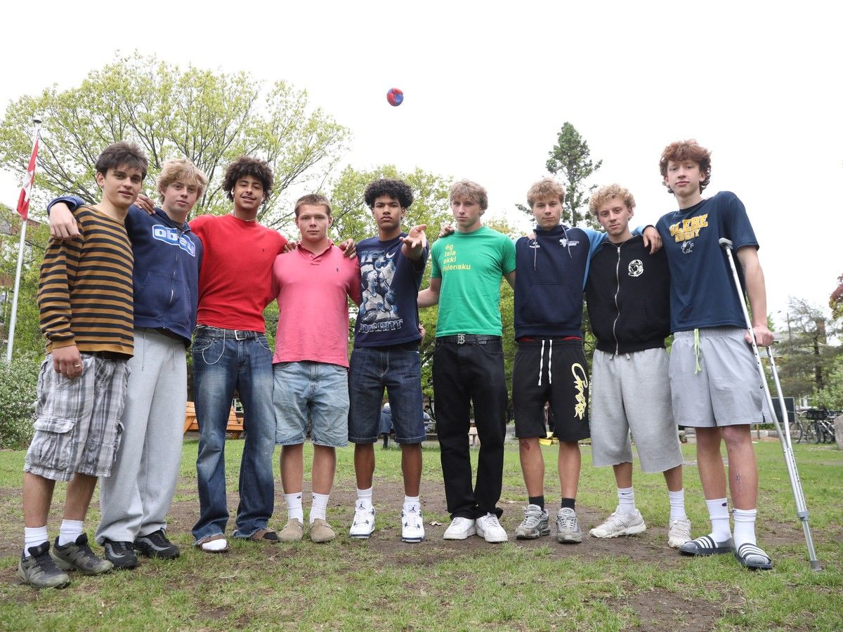 Hacky sacks (yes, hacky sacks) are mega popular at Ottawa high schools ...