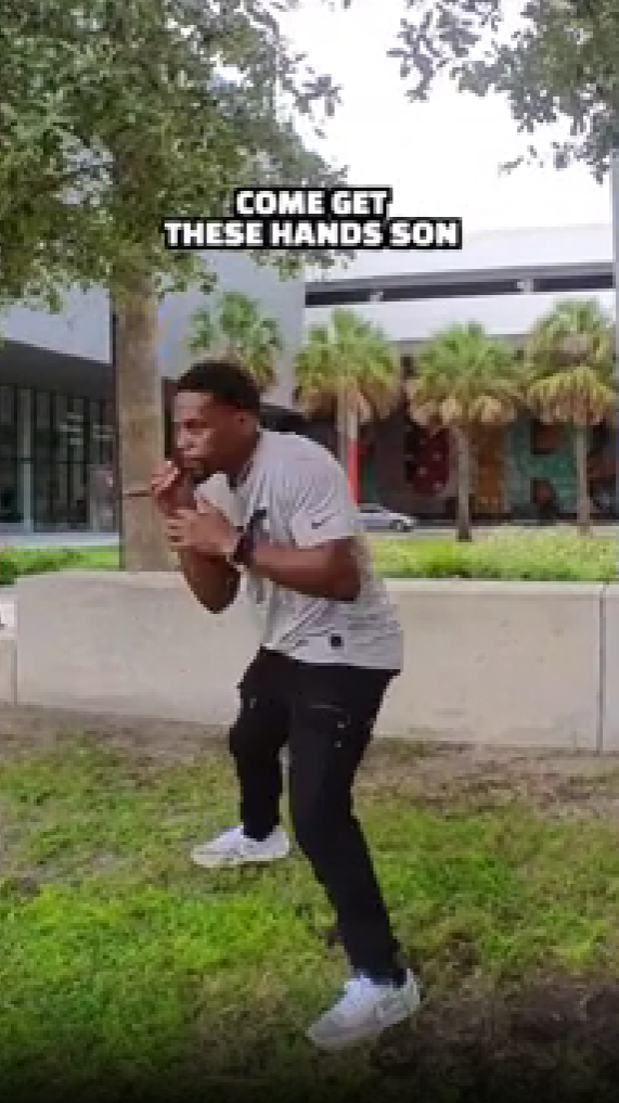 Training to step into the ring as the next big boxer